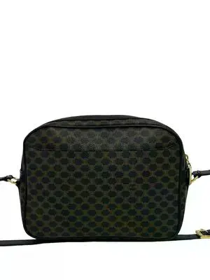 Celine Macadam Coated Canvas Crossbody Bag