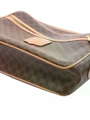 Celine 2014 Macadam Coated Canvas Crossbody Bag