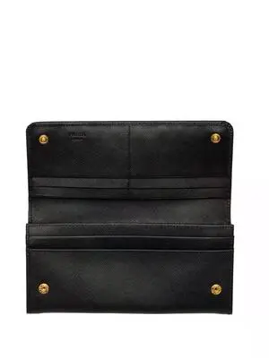 Prada 2013-2026 Saffiano Lux Bow Continental Wallet Long Wallets