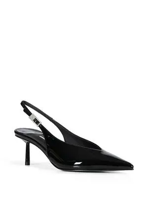 LE SILLA Embellished Buckle Slingback Pumps - Black