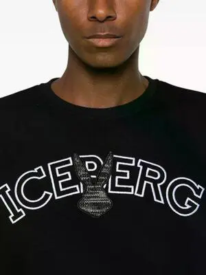 Iceberg Logo Embroidered Sweatshirt