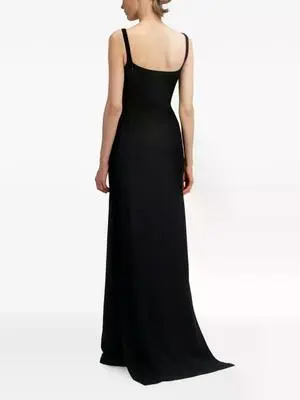 THE ARKOW Wanda Crepe Maxi Dress