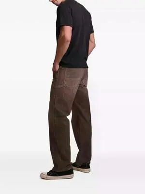 SEVEN Pinstripe-pattern Straight-leg Trousers