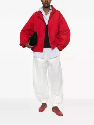 LAMRONS Zip-up Bomber Jacket - Red