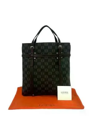 Loewe 2000-2005 Anagram Coated Canvas Tote Bag