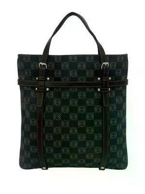 Loewe 2000-2005 Anagram Coated Canvas Tote Bag