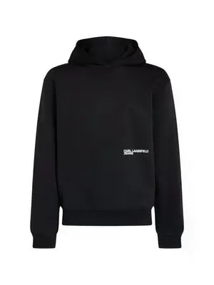 Karl Lagerfeld Logo-print Hoodie - Black