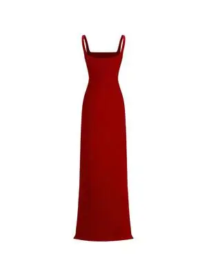 THE ARKOW Wanda Crepe Maxi Dress