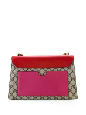 Gucci Padlock Gg Coated Canvas And Leather Medium Shoulder Bag