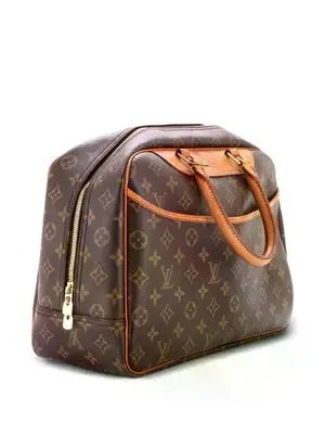 LOUIS VUITTON Deauville Monogram Canvas Handbag - Brown
