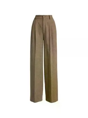 Ralph Lauren Kirahn Check-pattern Wool Trousers - Brown