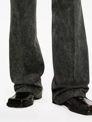 SPINA Acid-wash Flared Jeans