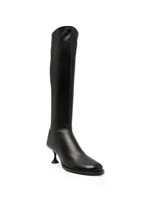 SERGIO ROSSI Round-toe Knee-high Boots