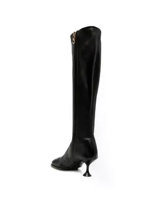 SERGIO ROSSI Round-toe Knee-high Boots