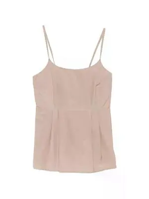 Peserico Pleated Top - Neutrals