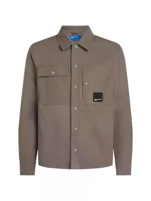 Karl Lagerfeld Logo-patch Shirt Jacket