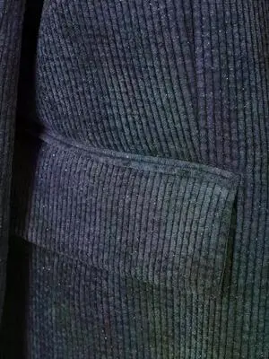 ERMANNO FIRENZE Glitter-effect Corduroy Jacket