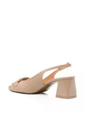 SERGIO MORETTI FIRENZE Buckle-detail Slingback Pumps