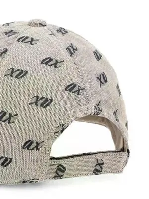 Armani Exchange Logo-pattern Baseball Cap