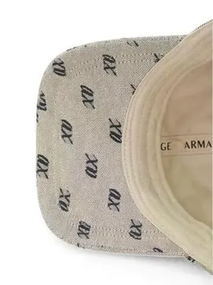 Armani Exchange Logo-pattern Baseball Cap