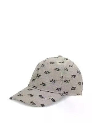 Armani Exchange Logo Pattern Baseball Cap - Neutrals