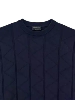 Giorgio Armani Geometric-pattern Sweater