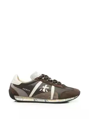 Premiata Jacky X Logo-patch Sneakers - Brown