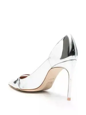 MALONE SOULIERS Crawford Metallic Leather Pumps