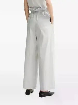 ISABELLE BLANCHE Drawstring Ruffled-waist Trousers