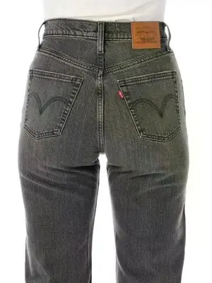 LEVI'S Ribcage Straight-leg Jeans - Grey