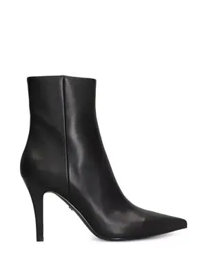 Lola Cruz Pointed-toe Stiletto-heel Ankle Boots - Black