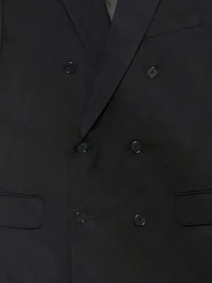 Emporio Armani Double-breasted Virgin-wool Suit