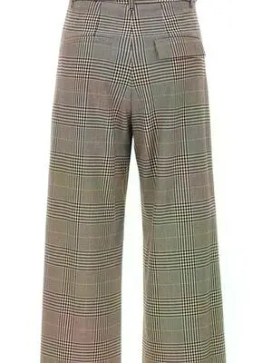 Marella Check-pattern Trousers