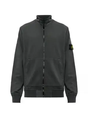Stone Island 6100063 Organic Cotton Fleece Jacket - Grey