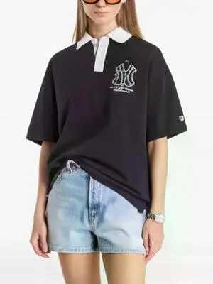 New Era New York Yankees Logo-embroidered Polo Shirt