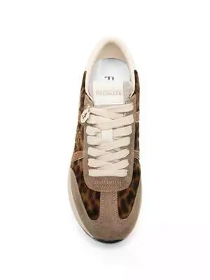 Premiata Beth Leopard-print Sneakers - Brown