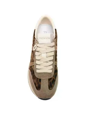 Premiata Beth Leopard Print Sneakers