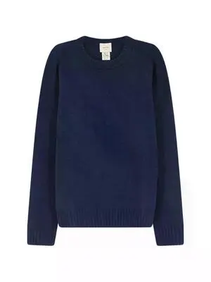 ALYSI Ribbed-trim Sweater - Blue