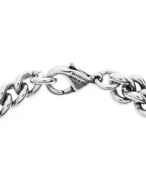 Balenciaga Bb Icon Unity Curb-link Bracelet
