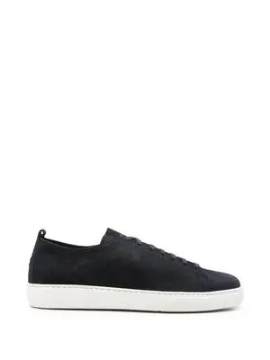 HENDERSON BARACCO Textured Leather Lace-up Sneakers