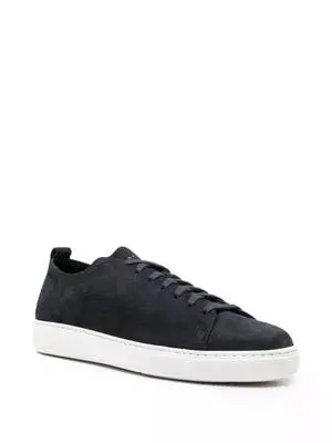 HENDERSON BARACCO Textured Leather Lace-up Sneakers
