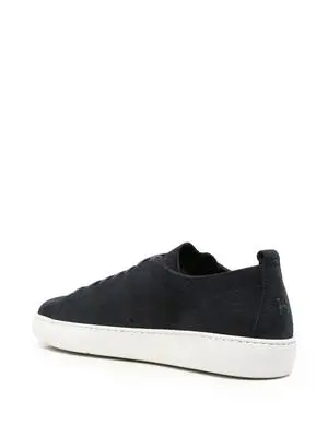 HENDERSON BARACCO Textured Leather Lace-up Sneakers