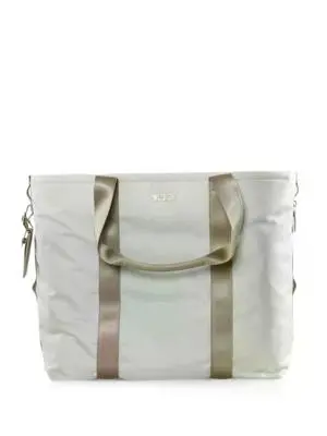 Tumi Logo-plaque Luggage-tag Tote Bag - Neutrals