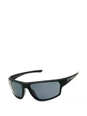 BMW Matte-finish Rectangle-frame Sunglasses