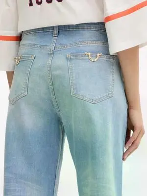 Just Cavalli Faded-effect Straight-leg Jeans