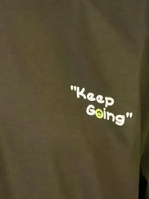 BARROW Keep Going Bear-print T-shirt