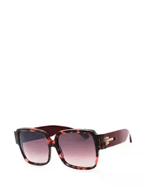 IC! BERLIN Square Frame Sunglasses With Tortoiseshell Effect - Brown