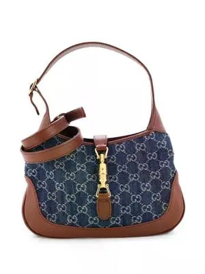 Gucci Jackie 1961 Gg Denim Small Hobo Bag