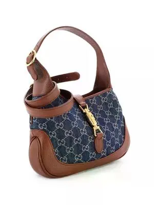 Gucci Jackie 1961 Gg Denim Small Hobo Bag