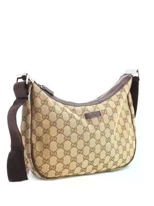 Gucci Gg Canvas Medium Messenger Bag - Brown